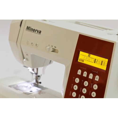 Masina de cusut Minerva MC90C - Masina cusut-brodat ate insertii broderie statie de calcat