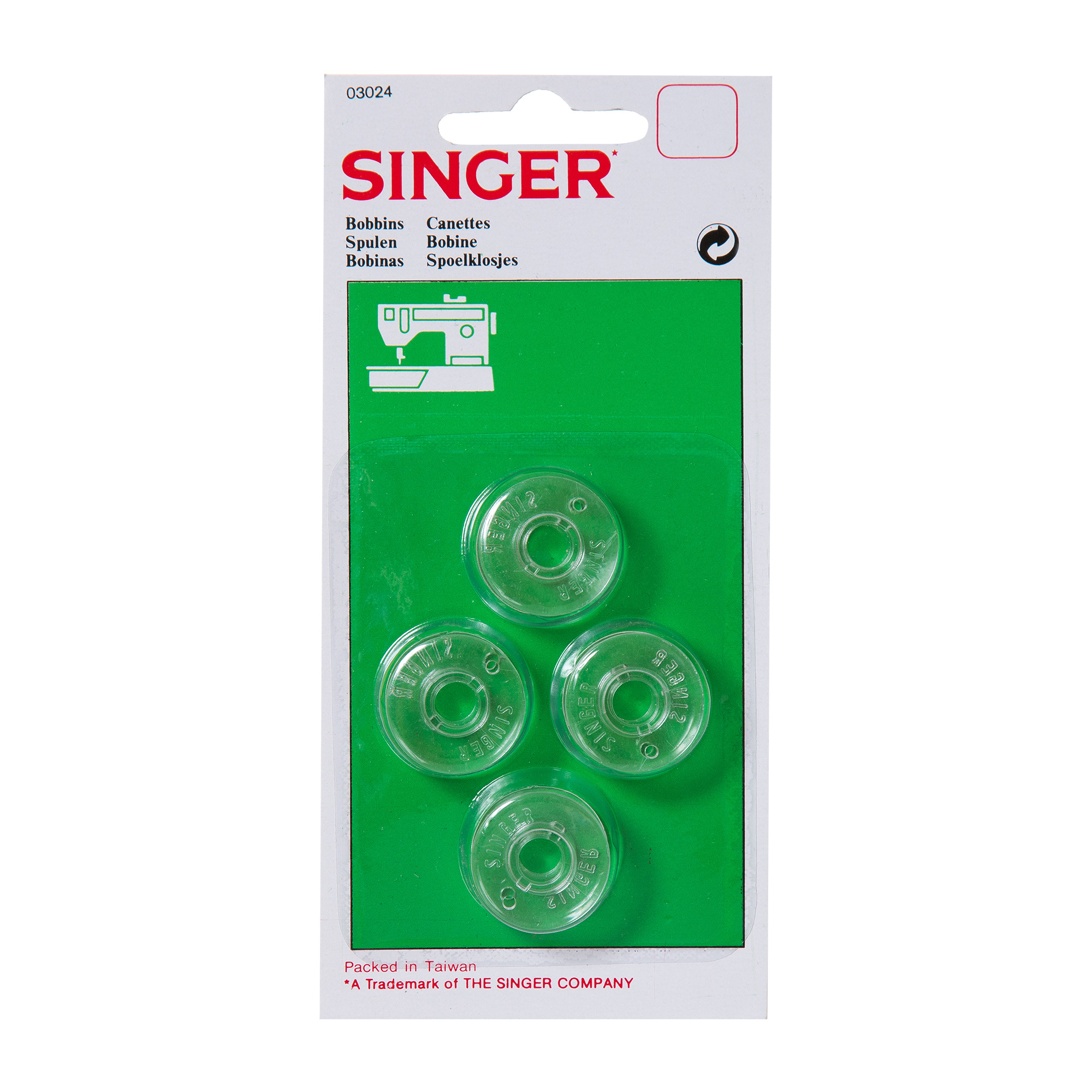 Set de 4 bobine SINGER 3024 - Masina cusut-brodat ate insertii broderie ...