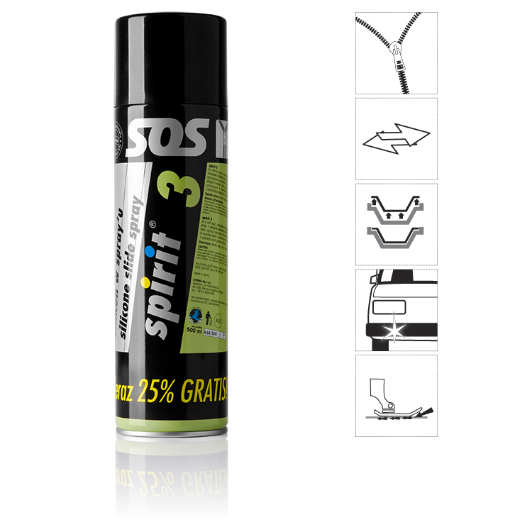 SPIRIT 3 - SPRAY SILICON 500 ML - Masina cusut-brodat ate insertii ...